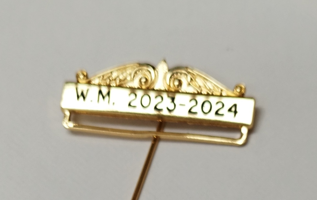 Breast Jewel Top Date Bar - WM 2023-2024 - Blue Lettering [G351-23-24 ...