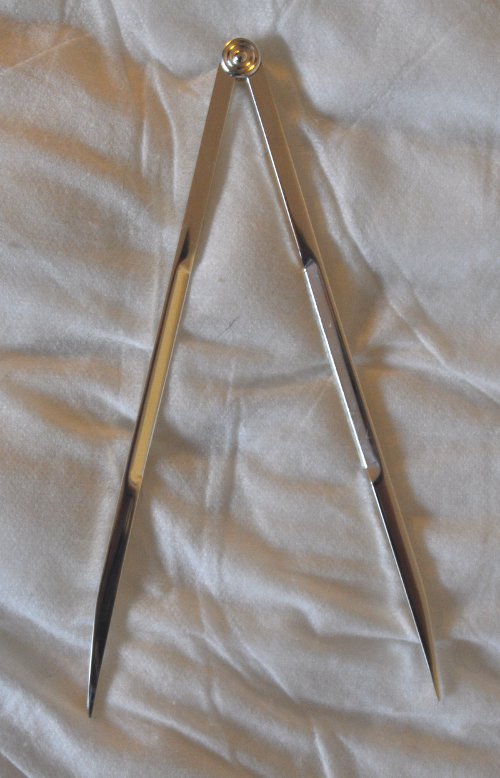 Compasses - 5'' Silverplated [CR059] - £37.00 : Southern Regalia ...