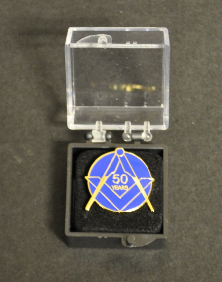 Craft 50 year Lapel Pin [LP083] - £5.40 : Southern Regalia, Masonic ...