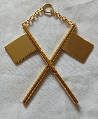 Craft Lodge Officers Collar Jewel - Standard Bearer (Scottish) - Gilt ...