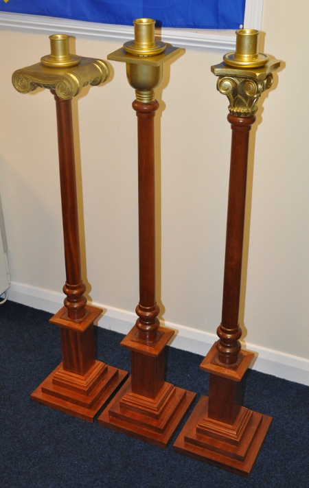 Pedestal Candle Stands (Large) [F077] - £1,680.00 : Southern Regalia ...