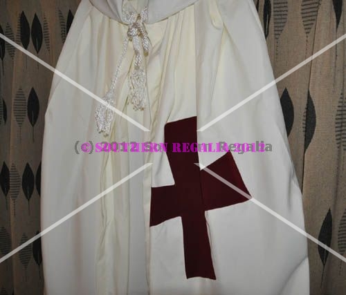 Masonic Knights Templar Regalia, Mantles, Tunics, Swords, Equipment