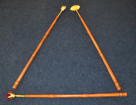 Royal Arch Principals Sceptres (set of 3) [RA122] - £478.00 : Southern ...
