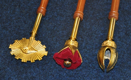 Royal Arch Principals Sceptres (set of 3) [RA122] - £478.00 : Southern ...